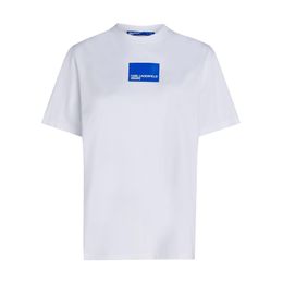 KARL LAGERFELD JEANS Shirt female size S Blue / White