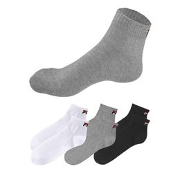 Fila Socken Damen Gr&ouml;&szlig;e 43/46 grau / schwarz / wei&szlig;