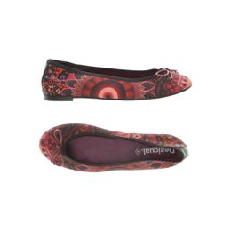 Desigual Damen Ballerinas, rot, Gr. 37