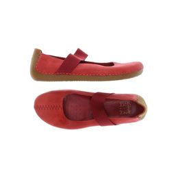 Clarks Damen Ballerinas, rot, Gr. 6