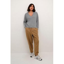 Kaffe Pullover in Hellgrau - 63% | Größe XL | Damen-pullover-cardigans