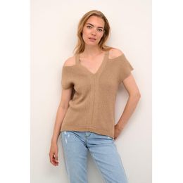 Cream Pullover in Hellbraun - 68% | Gr&ouml;&szlig;e M | Damen-pullover-cardigans