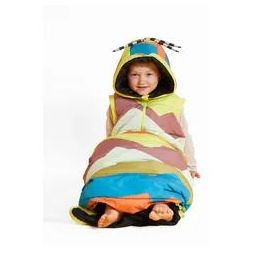 Kinderschlafsack WeeDo "WOODY Bird", Gr. 116, bunt (bunt_gestreift), Obermaterial: 100% Polyester, Innenfutter: 100% Polyester, Füllung: 100% Polyester, Schlafsäcke, Hält warm bei einer Temperatur bis zu - 5 Grad