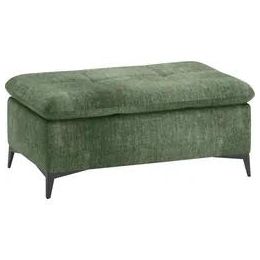 Hockerbank MR. COUCH "Haiti III", grün (dolce 11 grün), B:118cm H:51cm T:66cm, Dolce (100% Polyester), Hocker, Polsterhocker, mit Kaltschaumpolsterung bis 140 kg belastbar