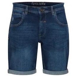 Jeansshorts FQ1924 "Shorts FQRome" Gr. XXL, N-Gr, blau (denim dunkelblau), Herren, Obermaterial: 98% Baumwolle CO. 2% Elasthan EL., unifarben, Jeans