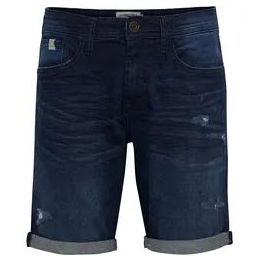 Jeansshorts 11 Project "Jeansshorts PRNarvik" Gr. XXL, N-Gr, blau (denim dunkelblau), Herren, Obermaterial: 98% Baumwolle CO. 2% Elasthan EL., unifarben, Jeans