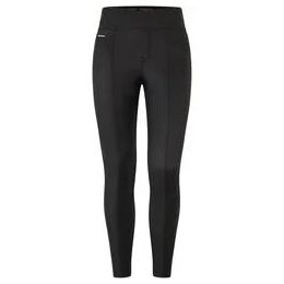 Leggings Freddy "NOW SUPERSKINNY YOGA" Gr. L, N-Gr, schwarz, Damen, Web, Obermaterial: 72% Polyester, 15% Polyurethan, 13% Elasthan, glänzend, Hosen, mit Lifting & Shaping Effekt