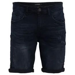 Jeansshorts 11 Project "Jeansshorts PRNarvik" Gr. L, N-Gr, schwarz (denim washed schwarz), Herren, Obermaterial: 98% Baumwolle CO. 2% Elasthan EL., unifarben, Jeans