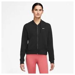 Mendler NIKE Damen Unterjacke W NK ONE DF FZ HOODIE LBR, BLACK/WHITE, XXL