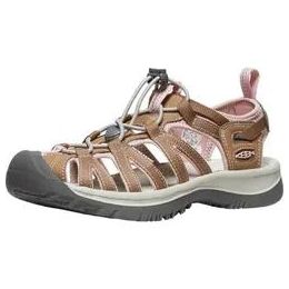 Keen Damen Trekkingsandale WHISPER W-TOASTED, TOASTED COCONUT/PEACH WHIP, 39