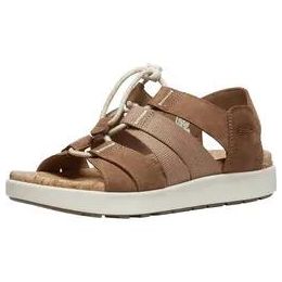 Keen Damen Sandalen ELLE MIXED STRAP W-TOASTED, TOASTED COCONUT/BIRCH, 38