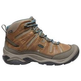 Keen Damen Trekkingstiefel CIRCADIA MID WP, TOASTED COCONUT/NORTH ATLANTIC, 40 1⁄2