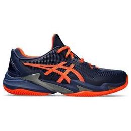 Mendler ASICS Herren Tennisoutdoorschuhe COURT FFTM 3 CLAY, BLUE EXPANSE/KOI, 43 1⁄2