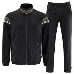 Schneider Sportswear Herren Sportanzug, schwarz (darkleaf), 48