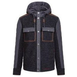 Almgwand 1928 Herren Jacke DEFEREGGER, Mousegray-Anthrazit, 56