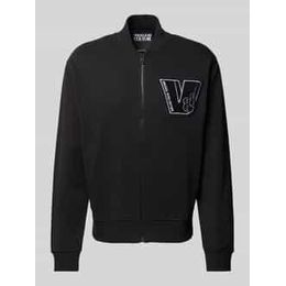 Versace Jeans Couture Sweatjacke mit Stehkragen