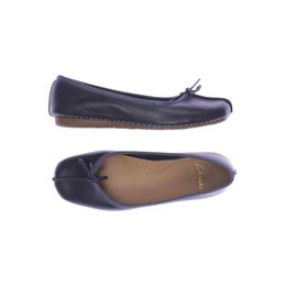 Clarks Damen Ballerinas, marineblau, Gr. 6