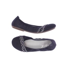 Rieker Damen Ballerinas, schwarz, Gr. 39