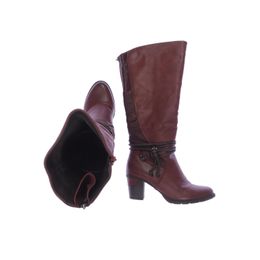 Rieker Damen Stiefel, bordeaux, Gr. 36