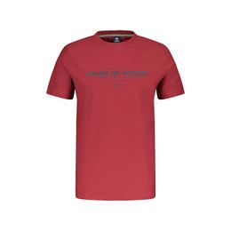 Lerros T-Shirt »Baumwoll-T-Shirt für Herren« DEEP GARNET RED XXL XXL OUTDOOR-Print auf der Brust