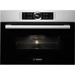 Bosch Backofen mit Mikrowelle »CMG633BS1« mit Automatikprogrammen silberfarben