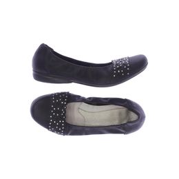 Rieker Damen Ballerinas, schwarz, Gr. 38