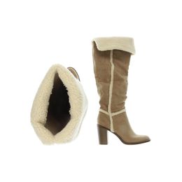 Graceland Damen Stiefel, beige, Gr. 40