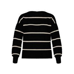 Vila Pullover in Schwarz/ Creme - 66% | Gr&ouml;&szlig;e M | Damen-pullover-cardigans