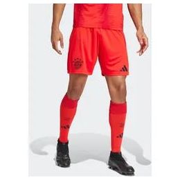 Trainingsshorts Adidas PERFORMANCE "FCB H SHO" Gr. L, N-Gr, rot, Herren, Obermaterial: 100% Polyester, Hosen