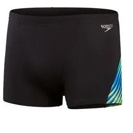 Mendler SPEEDO Badehose ALOV DIGI V-CUT ASHT AM BLUE/GREEN, Black/True Cobalt, 7