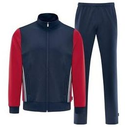 Schneider Sportswear Herren Sportanzug, machinered/dunkelblau, 54