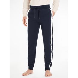 Jogginghose Tommy Hilfiger Underwear "HWK TRACK PANT" Gr. XXL (56), N-Gr, blau (desert sky), Herren, Sweatware, Obermaterial: 100% Baumwolle, kontrastfarbene Details, Hosen, mit Logo-Seitenstreifen