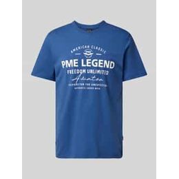 PME-Legend T-Shirt mit Label-Print