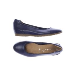 Tamaris Damen Ballerinas, marineblau, Gr. 37