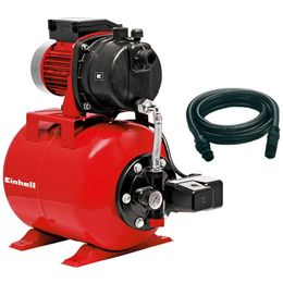 Einhell GC-WW 6538 Set Hauswasserwerk - 3.800 L/Std. - 650W - Förderhöhe 36 m - Reservoir 20 Liters - Komplettes Startpaket - Regenwasserpumpe