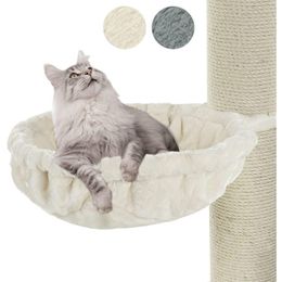 Happypet - Universal xxl Liegemulde für Kratzbaum ø 45 cm - Schlafmulde für große Katzen, Maine Coon, Stabil bis 20 kg Traglast, Hängematte,