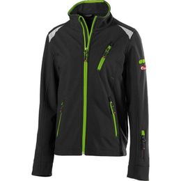 Kids Jacke 24, schw./limegreen,Gr122-128 - Fortis