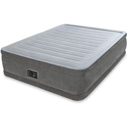 Intex - Luftbett 203x152x46 cm mit integrierter Luftpumpe Gästebett