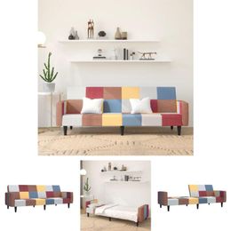 The Living Store - Schlafsofa 2-Sitzer Stoff - Sofas - Mehrfarbig