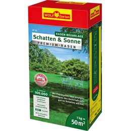 Wolf Garten Lp 50 Premium-Rasen Schatten- und Sonnengrassamen Saatgut - Wolf-garten