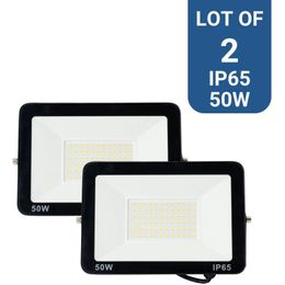 Philips - 2er-Pack LED-Strahler für den Außenbereich 50W - 95lm/W - IP65