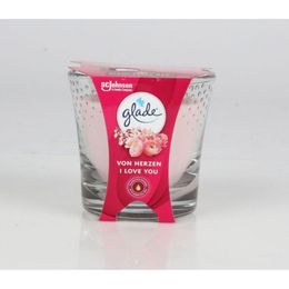 BURI - 6x glade Duftkerzen 129g von Herzen im Glas, frische Raumdüfte für den Innenraum oder als Dekoration, angenehmes Aroma gegen Gerüche, Duft für