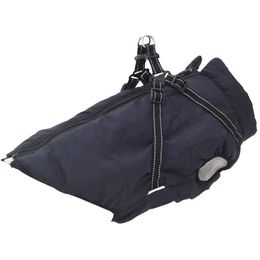 vidaXL - Hundemantel mit Geschirr Wasserdicht Marineblau 6XL