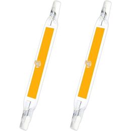 R7S 78 mm LED 5 W Warmweiß 3000 K, 500 lm, R7S J78 COB-LED linear, ersetzt Halogenstift 40 W 50 W, R7S LED-Glühbirne 78 mm schmal für