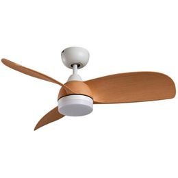 Deckenventilator mit Lampe 'Enon' aus Metall dimmbar mit Fernbedienung für Wohnzimmer & Esszimmer von LINDBY