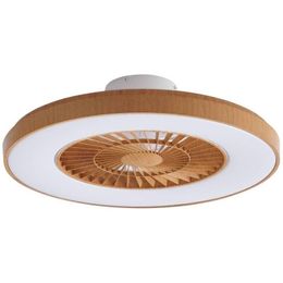 Deckenventilator mit Lampe 'Teleo' dimmbar mit Fernbedienung für Wohnzimmer & Esszimmer von LINDBY