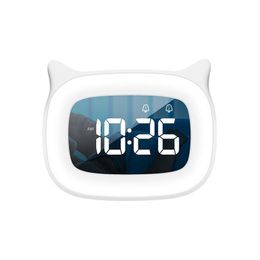 Lntyq - Réveil Enfant Educatif, LED-Wanduhren, Pendeluhren für Kinderzimmer, Kid Sleep Reveil Enfant Jour/Nuit Lumineux, Snooze Réveil, 18