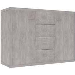 Sideboard Betongrau 88x30x65 cm Holzwerkstoff vidaXL