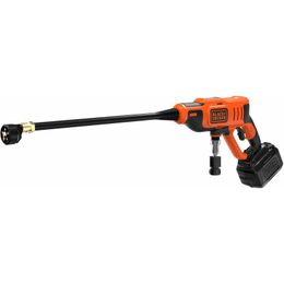 Black & Decker 24 bar Akku-Druckreiniger mit LITHIUM-Akku 18V 2Ah black+decker BCPC18D1-QW