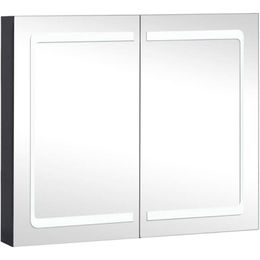 LED-Spiegelschrank fürs Bad 80x12,2x68 cm vidaXL